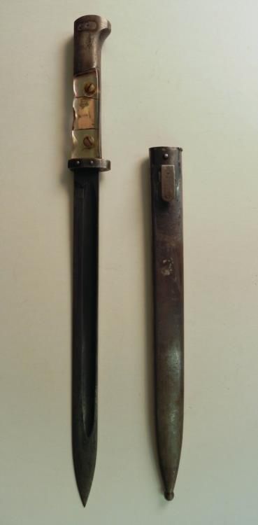 WWII Nazi Trench Art Bayonet