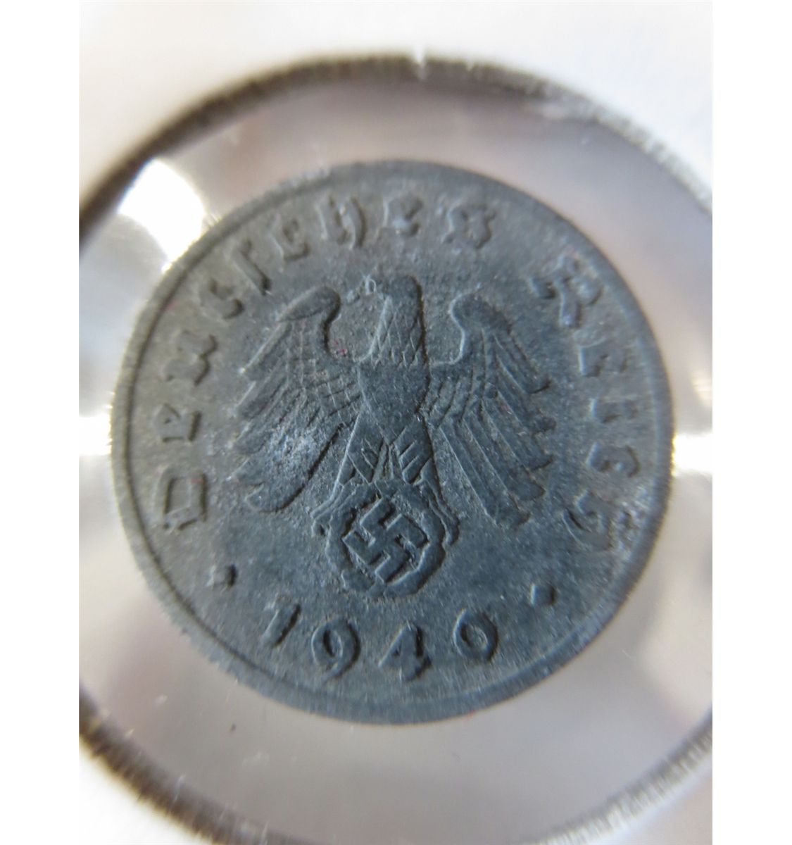 10 x WWII Nazi German Eagle & Swastika zinc coins