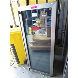 LG glass door beverage fridge
