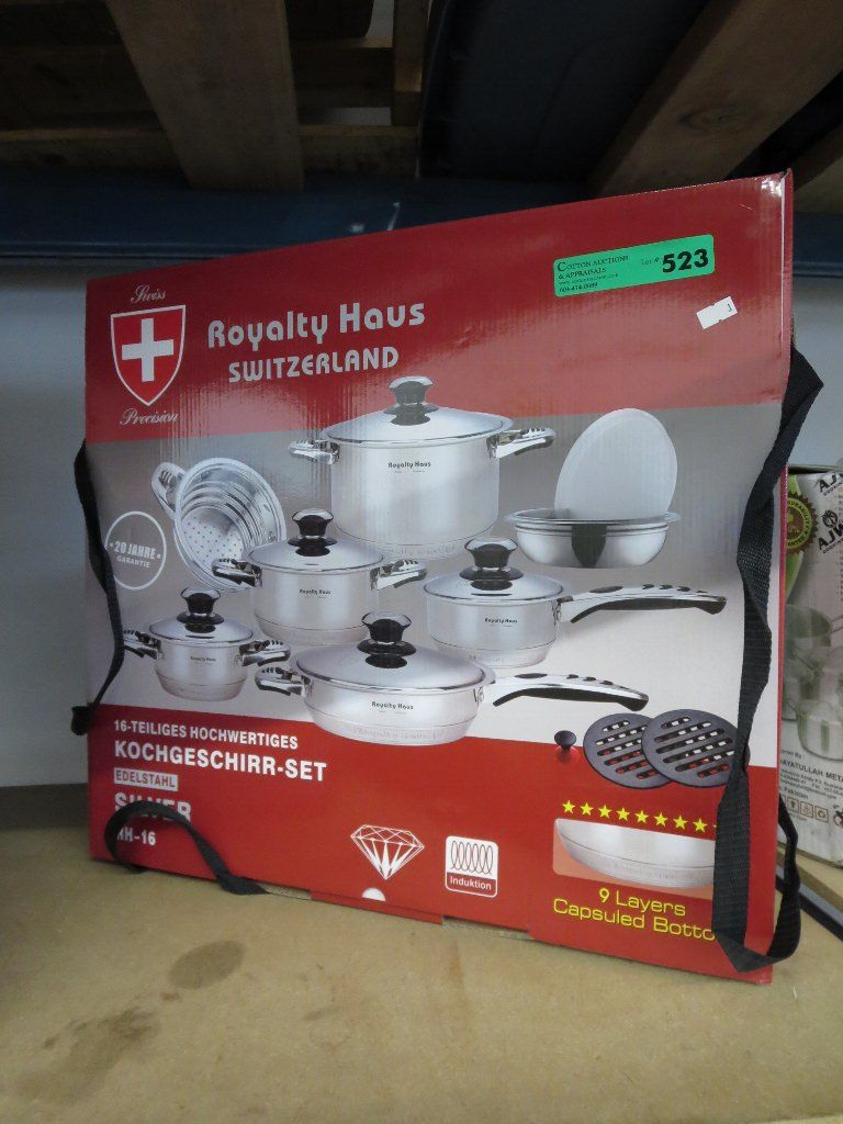 NEW - Swiss cookware - Royalty Haus - 20 pc set