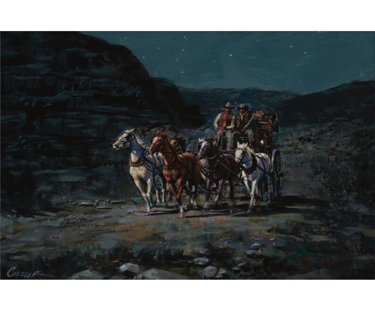 Carl Cassler, acrylic