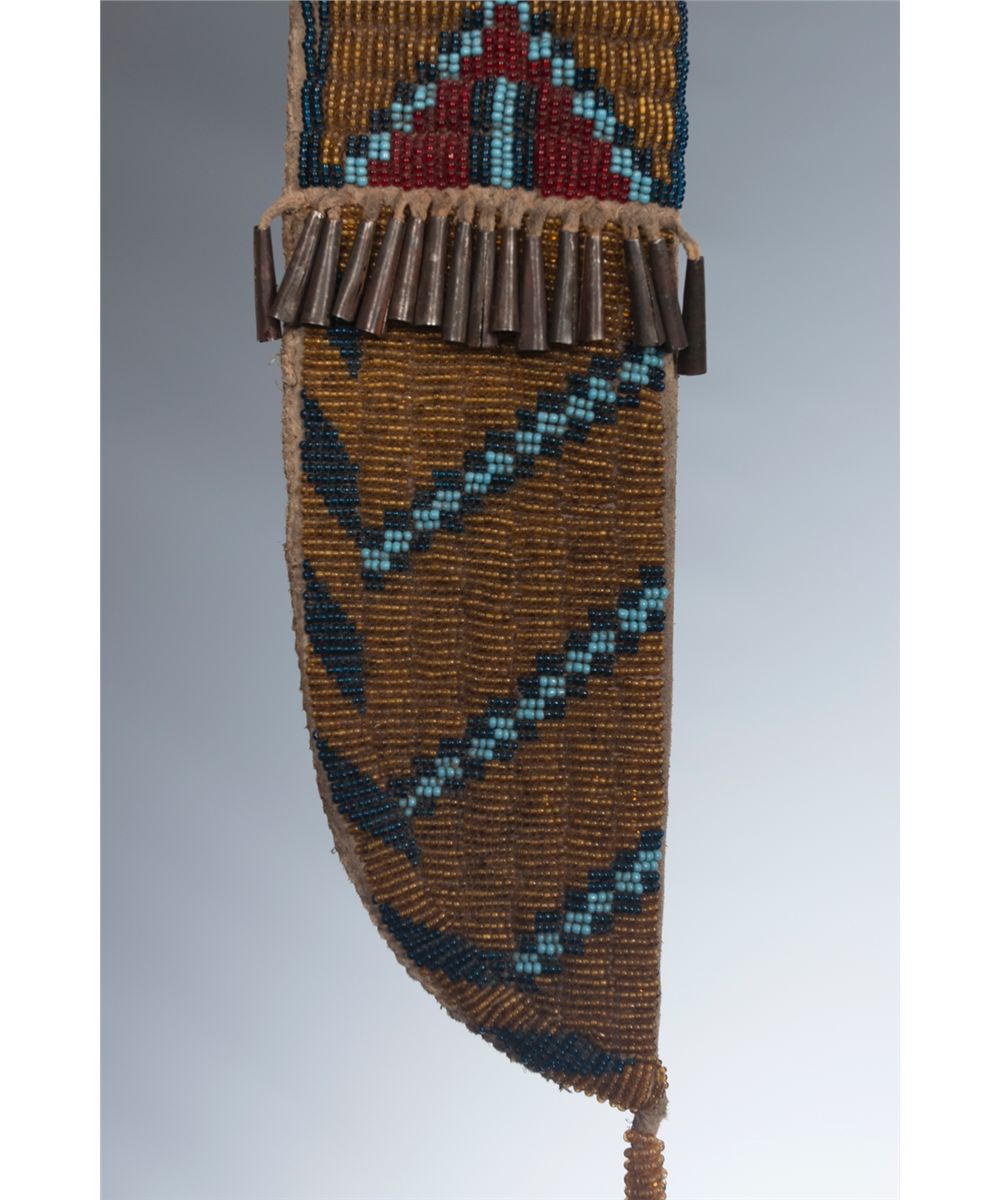 Lakota Sioux Beaded Knife Sheath