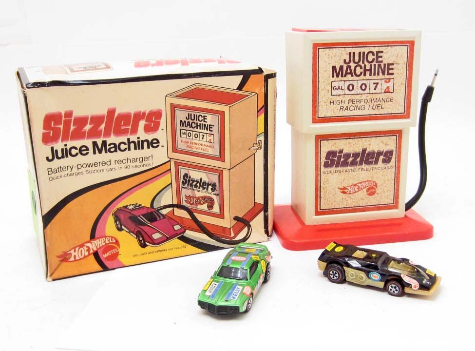 VINTAGE HOT WHEELS SIZZLERS RED LINE JUICE MACHINE