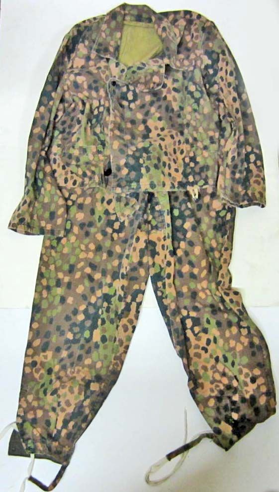 GERMAN NAZI WAFFEN SS PANZER WRAP CAMOUFLAGE TUNIC AND PANTS