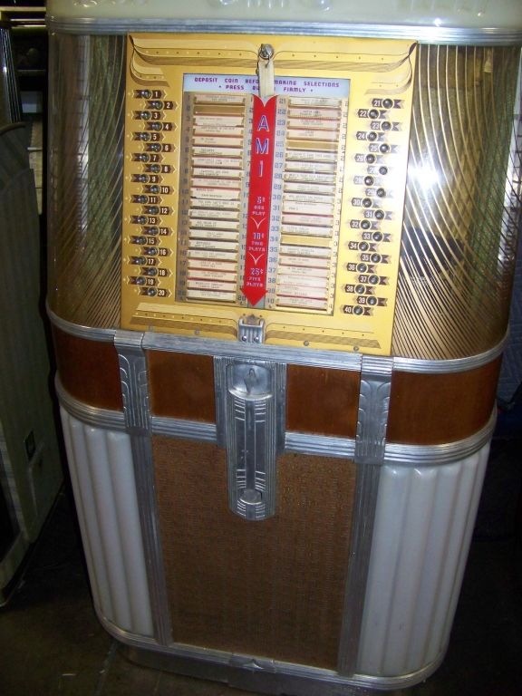 1947 AMI MODEL B JUKEBOX 78 RPM ANTIQUE