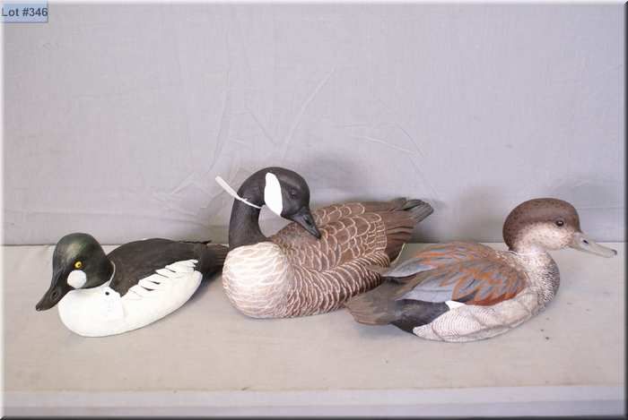 Three Gosset Bronzes limited edition ducks including Western Goose 78/ ...