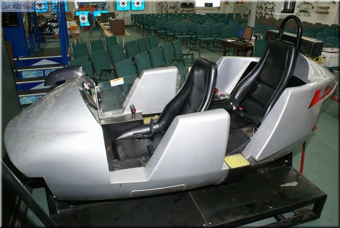 Power Sled By SEGA Arcade Game featuring three pneumatically operated ...