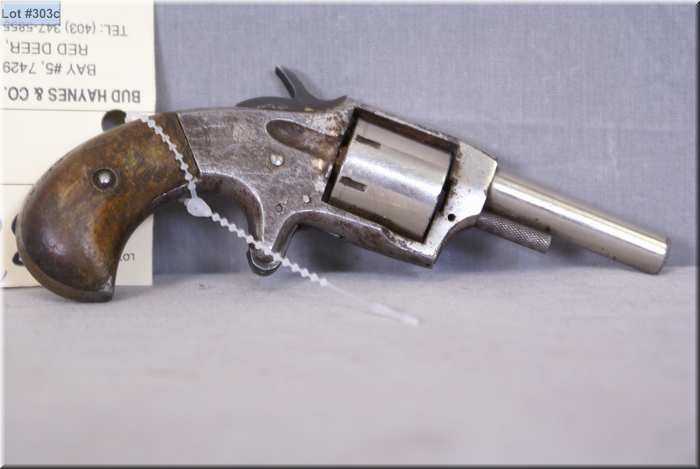 Iver Johnson Mod Defender .22 RF cal 7 shot Revolver w/57 mm bbl [ worn ...