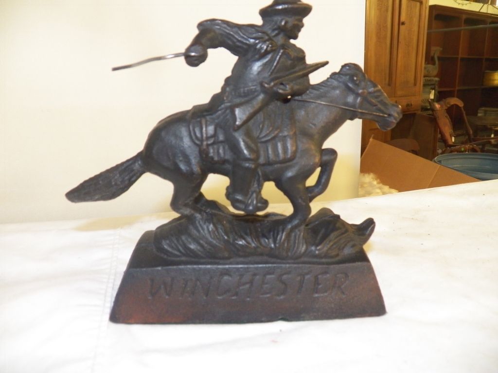 Winchester Pony Express Statue Winchester Pony Express Horse & Rider ...
