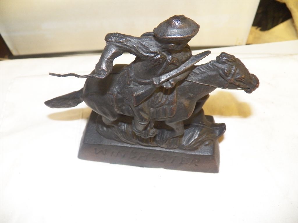 Winchester Pony Express Statue Winchester Pony Express Horse & Rider ...