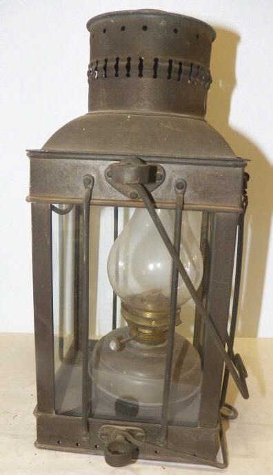 Antique Viking Cargo Lantern Antique Copper Cargo Oil Lamp 15" is an ...
