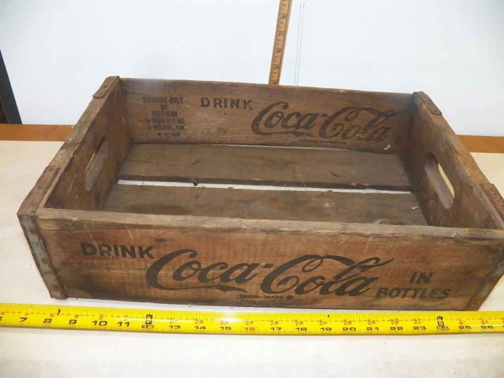 Coca-Cola Wood Crate Wood Coca-Cola Crate from Los Angles