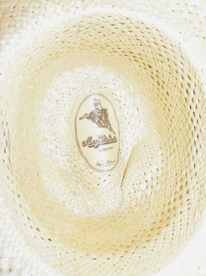 Larry Mahan Straw Hat Vintage Larry Mahan's hat collection, long oval ...