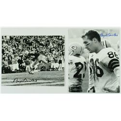 Lot of (2) Boyd Dowler Signed Packers 8x10 Photos (PA LOA)