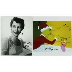 Lot of (2) June Foray Signed 8x10 Photos (PA LOA)