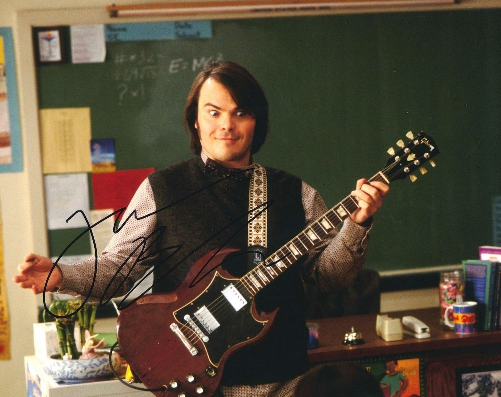 Jack Black Signed "School of Rock" 8x10 Photo (PA LOA)