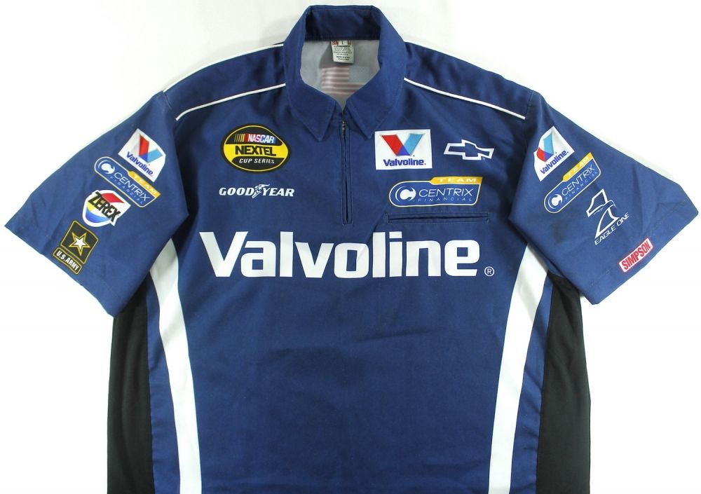 Nascar Race-Used Scott Riggs Pit Crew Shirt (PA LOA)