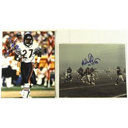 Lot of (2) Mike Richardson Signed Bears 8x10 Photos Inscribed "12-31-88 ...