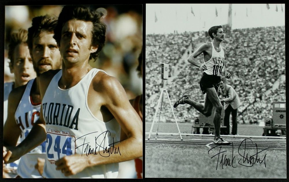 Lot of (2) Frank Shorter Signed 8x10 Photos (PA LOA)