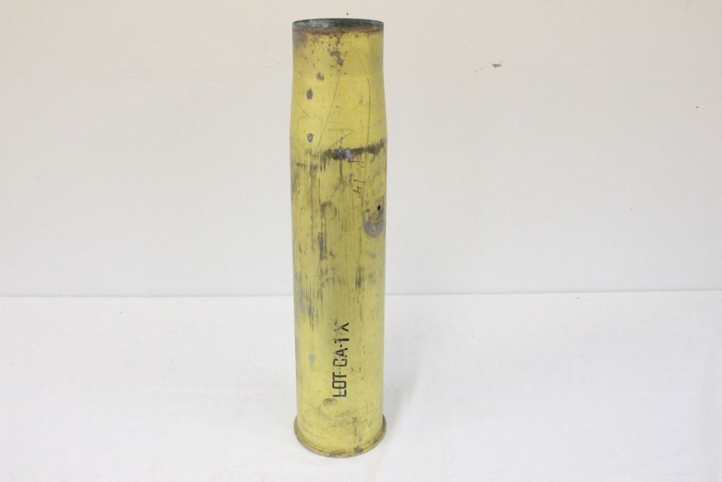 Vintage Brass Artillery Shell Casing (24" long 5.75 bottom diameter)