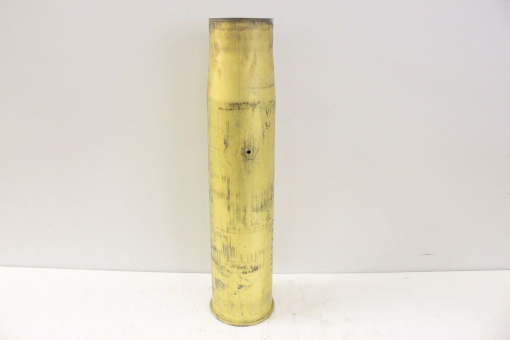 Vintage Brass Artillery Shell Casing (24" long 5.75 bottom diameter)