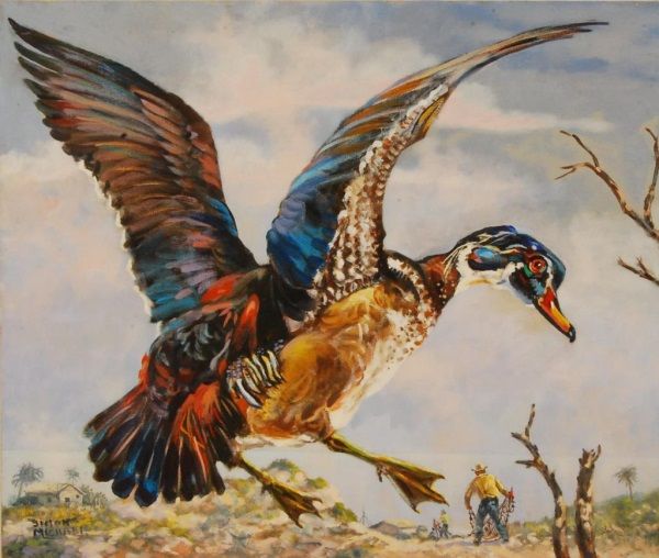 Simon Michael "Evasion & Escape" Acrylic Painting