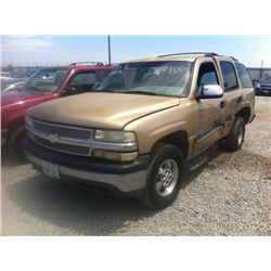 02 Chevrolet Tahoe 2WD 4dr SUV - ST - RUN BD