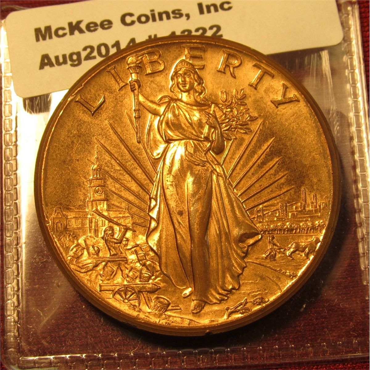 1322. Bronze Liberty / United States 200 Years of Liberty medal ...