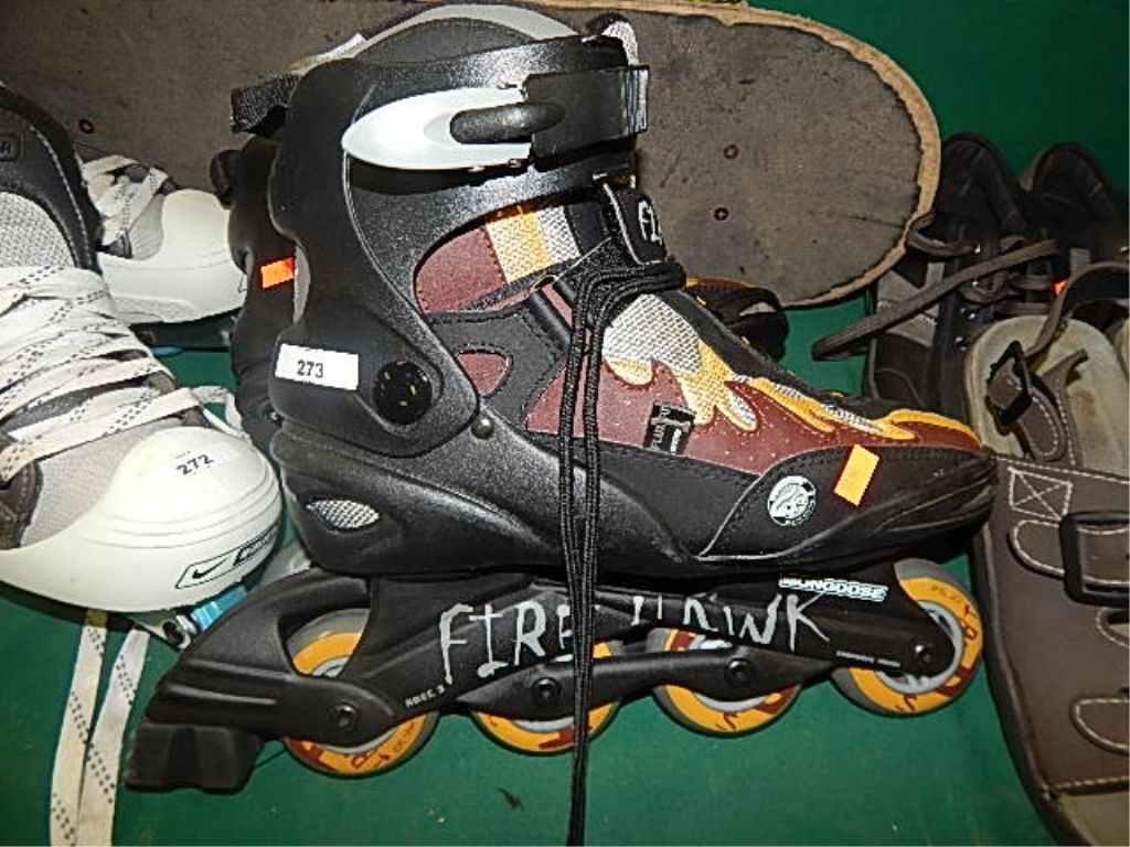 FIRE HAWK MONGOOSE ROLLER BLADES - LIKE NEW