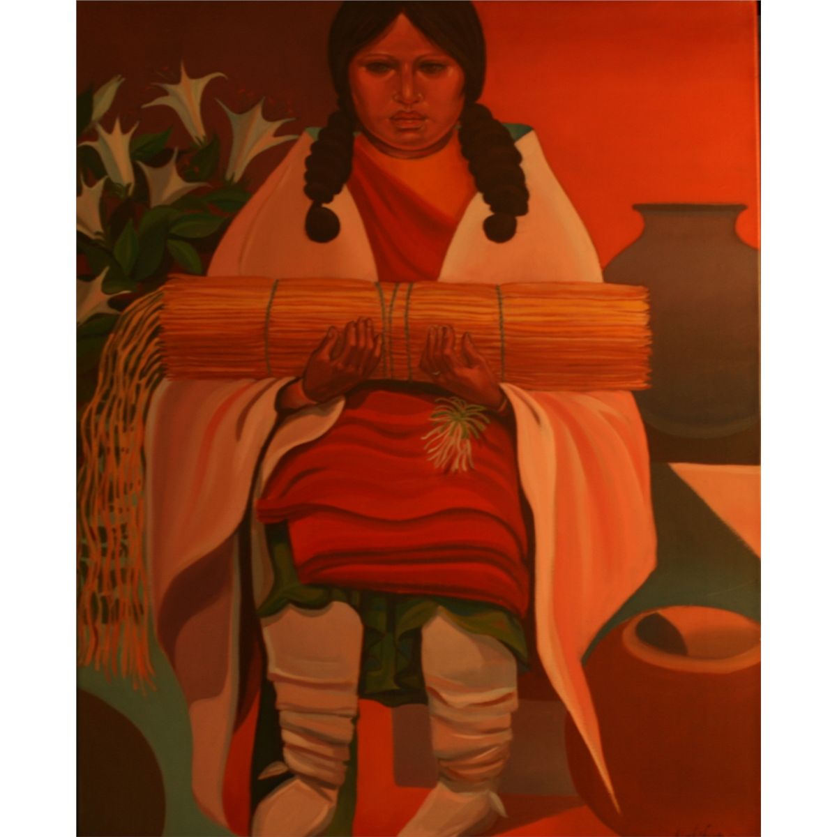 John Lightfoot (1939-), Oil on Canvas,