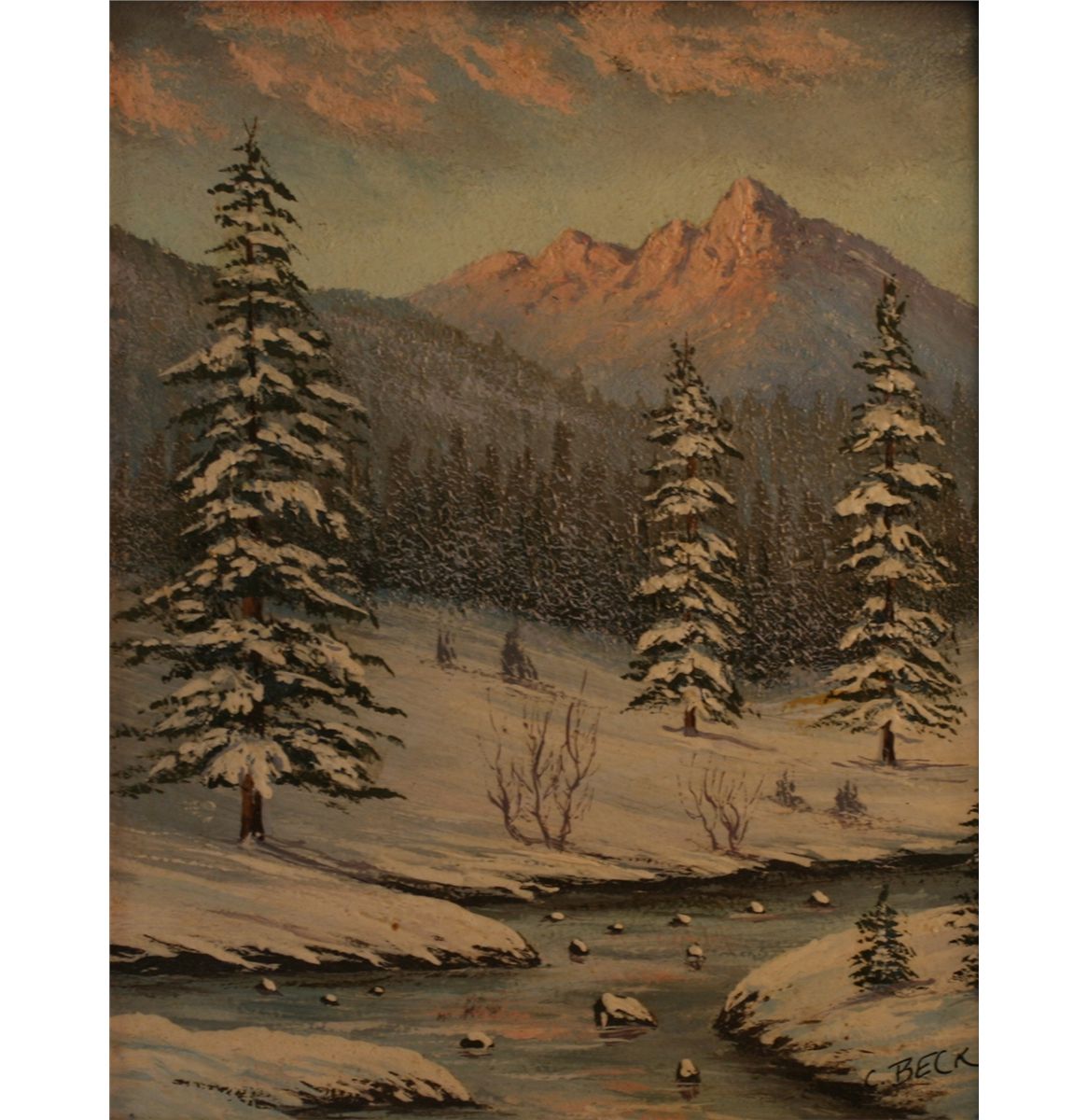 Carl Beck (Denver), Oil on Board