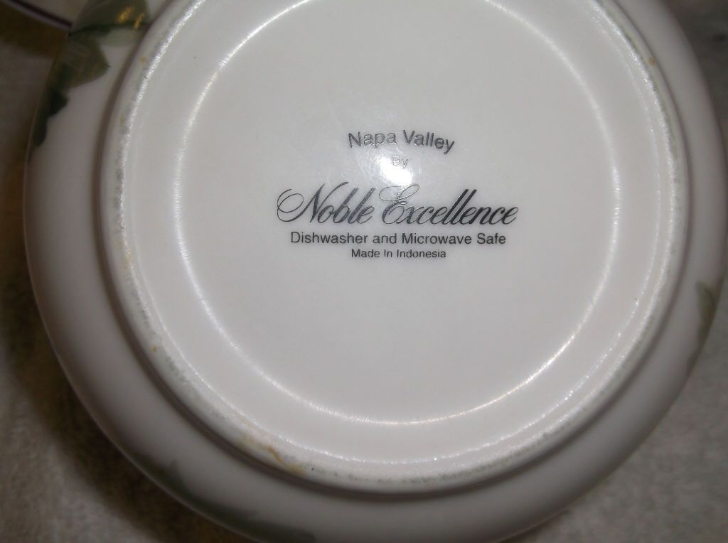 Noble Excellence Dinnerware Noble Excellence Dinnerware Napa Valley ...