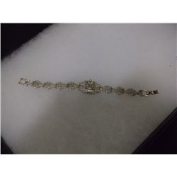 Ladies Marcasite Evening Watch Collezier Quartz Japan Movement ...