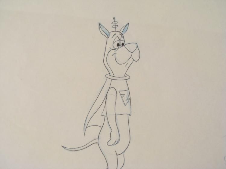 Dog Astro The Jetsons Original Drawing Animation Art