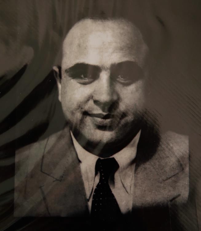 Scarface Alphonse "Al" Capone Hair Lock Signed Photo