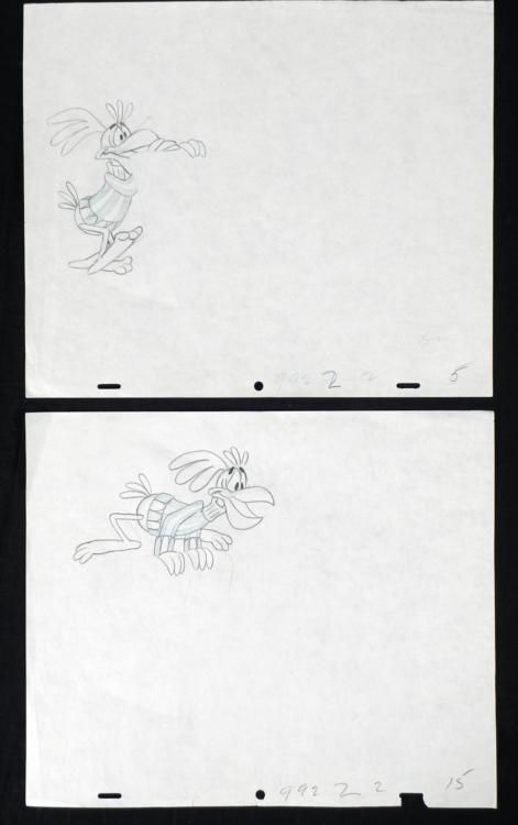 Two Coco Puffs Commerical Animation Original Drawing