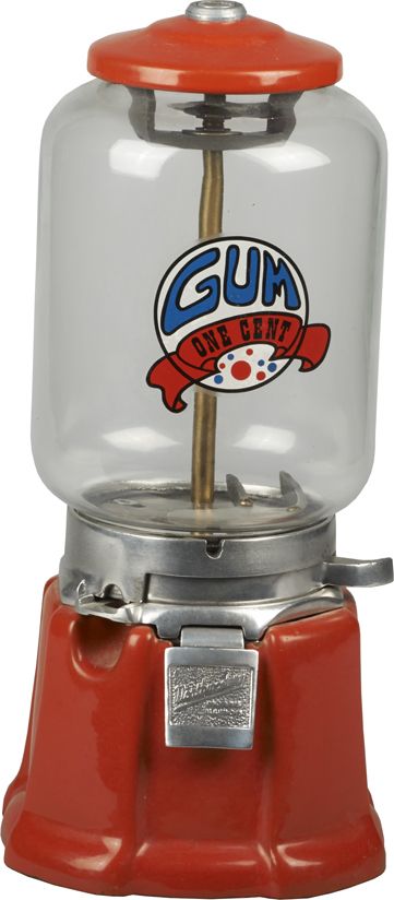1 Cent Northwestern 33 Gum Countertop Gumball Vending.