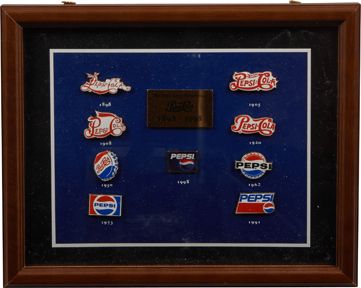 Pepsi Cola “The Pepsi Logo Revolution 1898-1998” Pin.