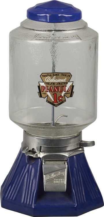 1 Cent Northwestern Model 33 Countertop Peanut Vending.