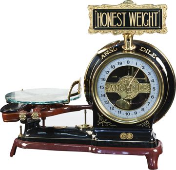 Angldile Springless Automatic Scale w/Etched Glass Tray