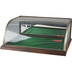 Curved Glass Tabletop Display Showcase.