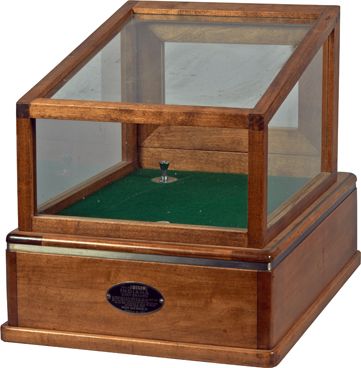 Early Indiana Cash Drawer Wood & Glass Display Case.
