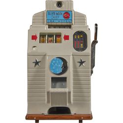 5 Cent O.D. Jennings & Co. Silver Moon Chief Bell Slot.