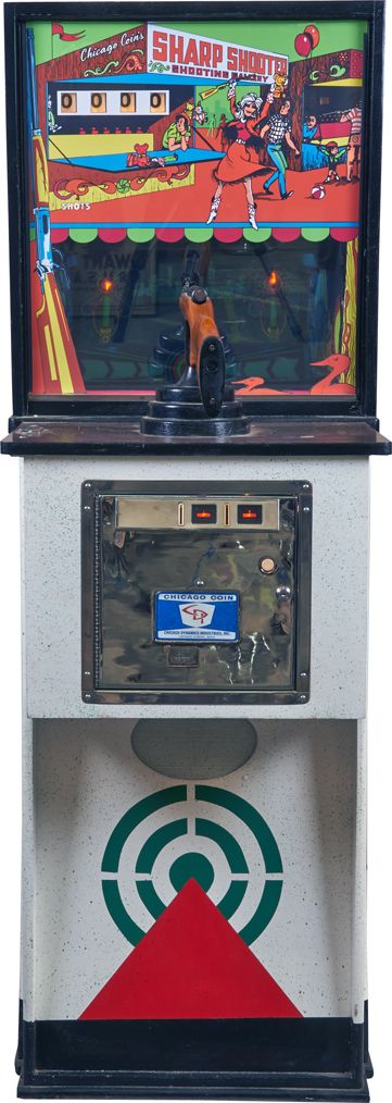 25 Cent Chicago Coin Sharp Shooter Shooting Gallery Arc