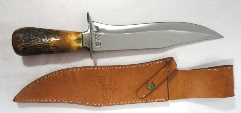 Colt Washington Bowie Fixed Blade Knife.