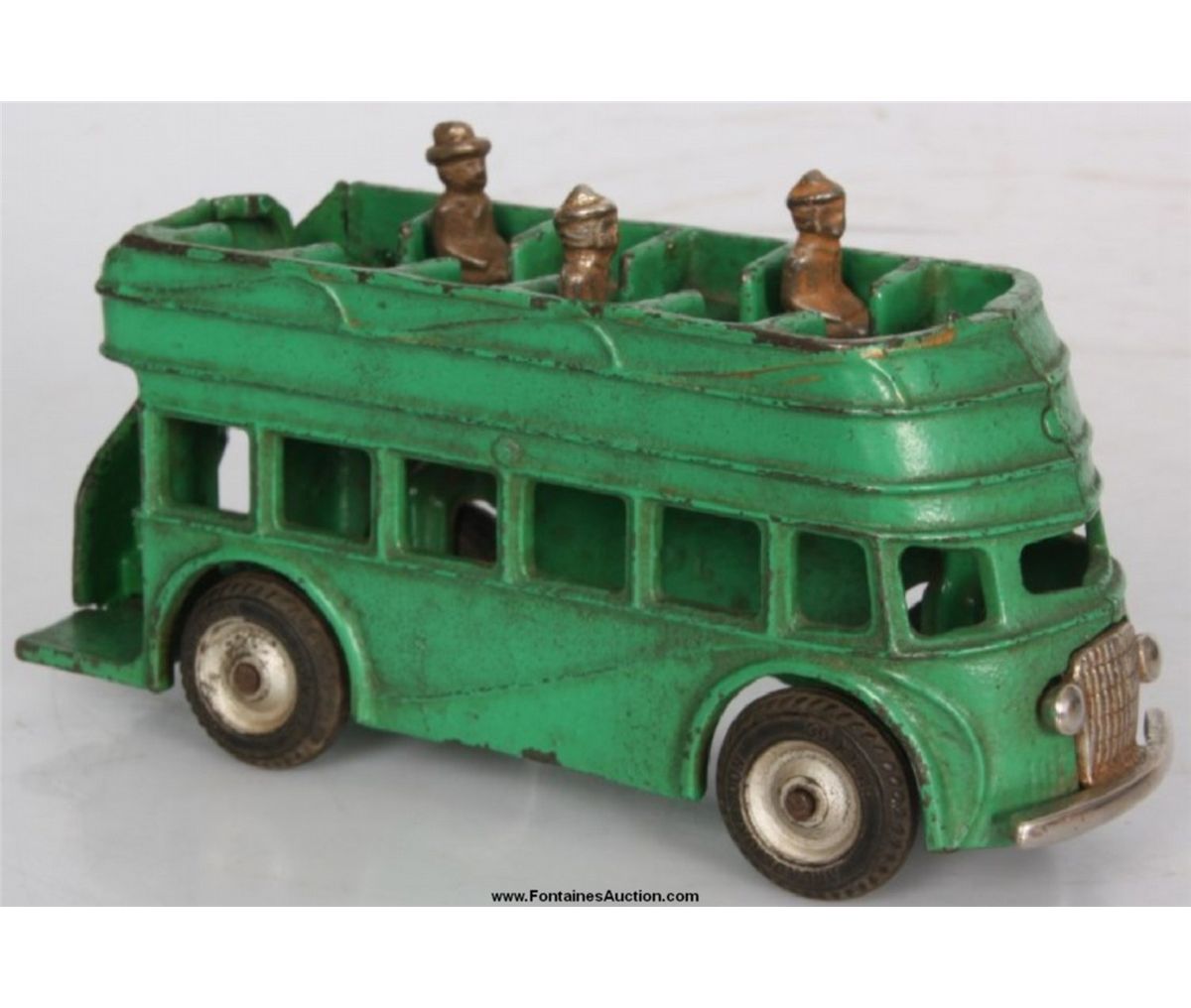 Arcade Cast Iron Double Decker Bus