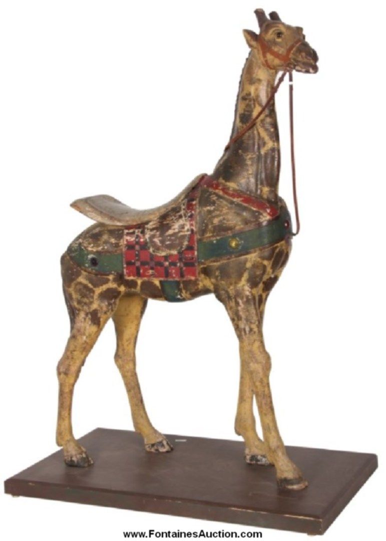 Charles Looff Coney Island Carousel Giraffee