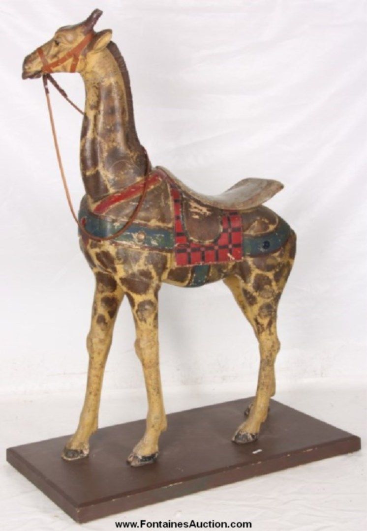 Charles Looff Coney Island Carousel Giraffee