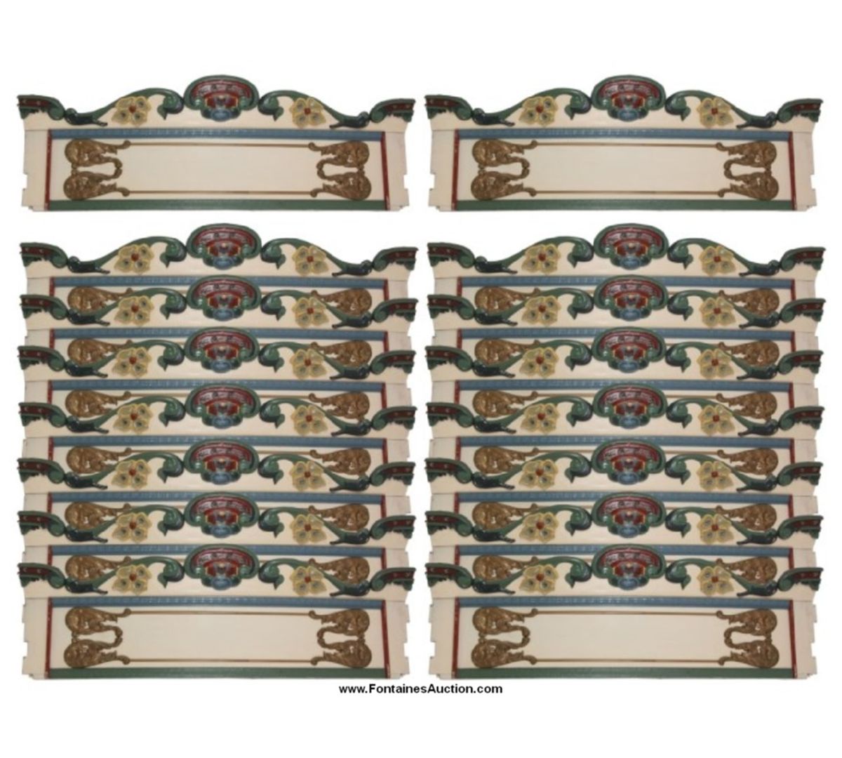 Set of 16 Carousel Rounding Boards