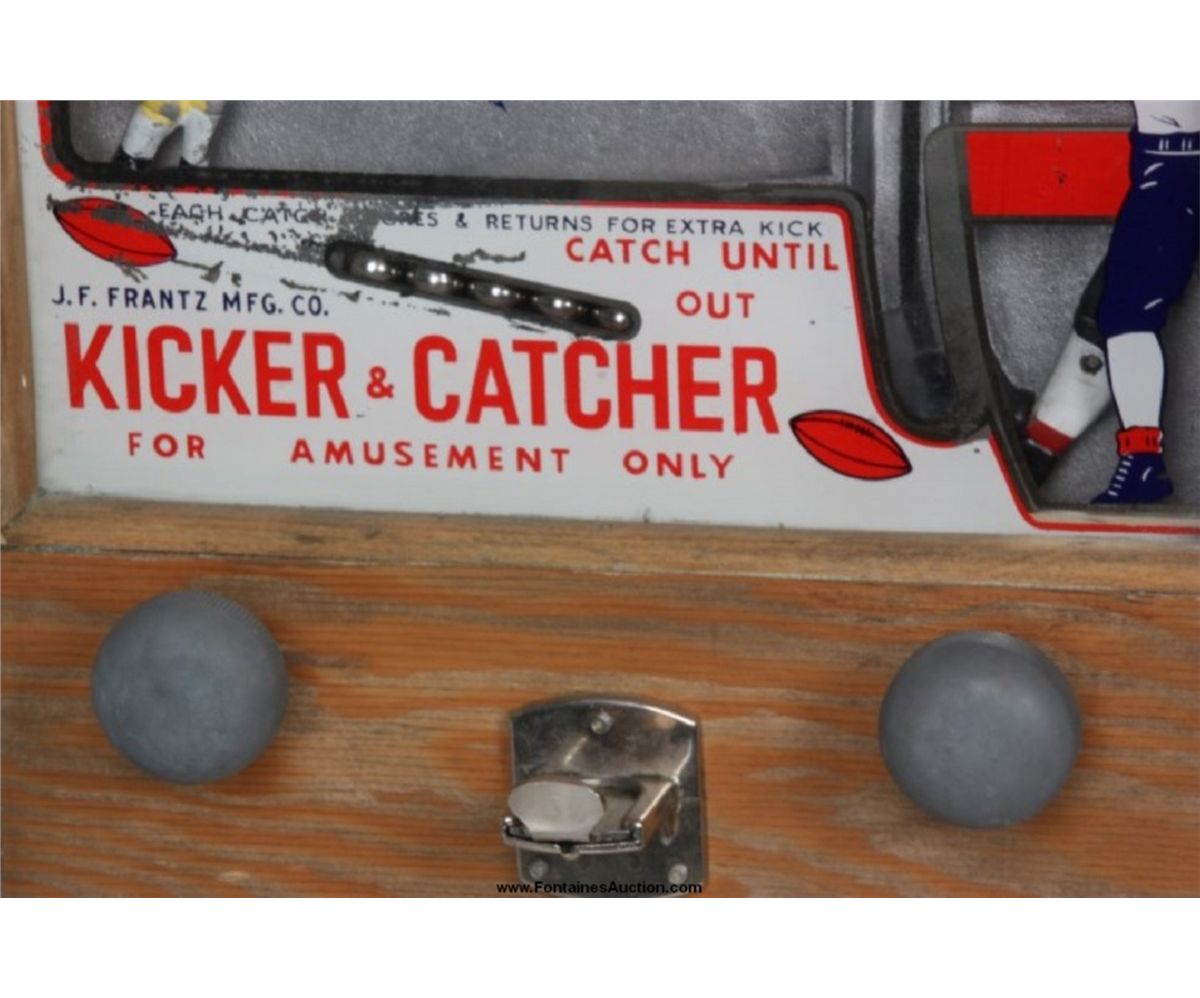 Coin Op Kicker and Catcher Arcade Game